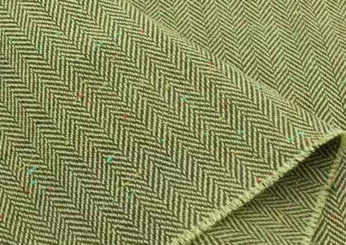 Herringbone Fabric Pattern Natural Herringbone Two Tone Duckegg Fabric