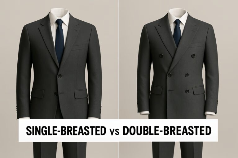 Difference between single and double breasted suits - Bigreams.com